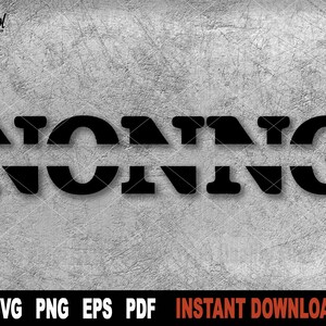 Nonno Svg, Grandpa SVG Split Name Frame Svg, Father's Day SVG File for ...