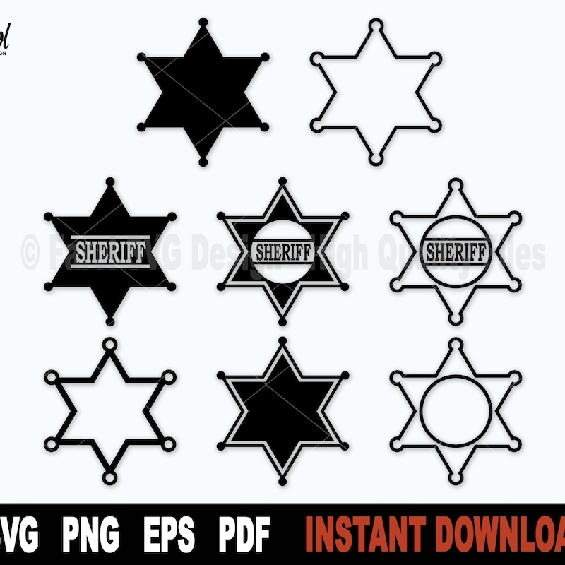 Police Badge Svg - Etsy