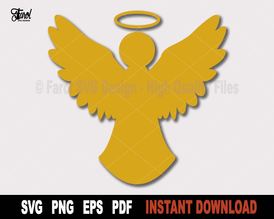 Angel Svg Christmas Angel Svg File for Cricut Silhouette - Etsy