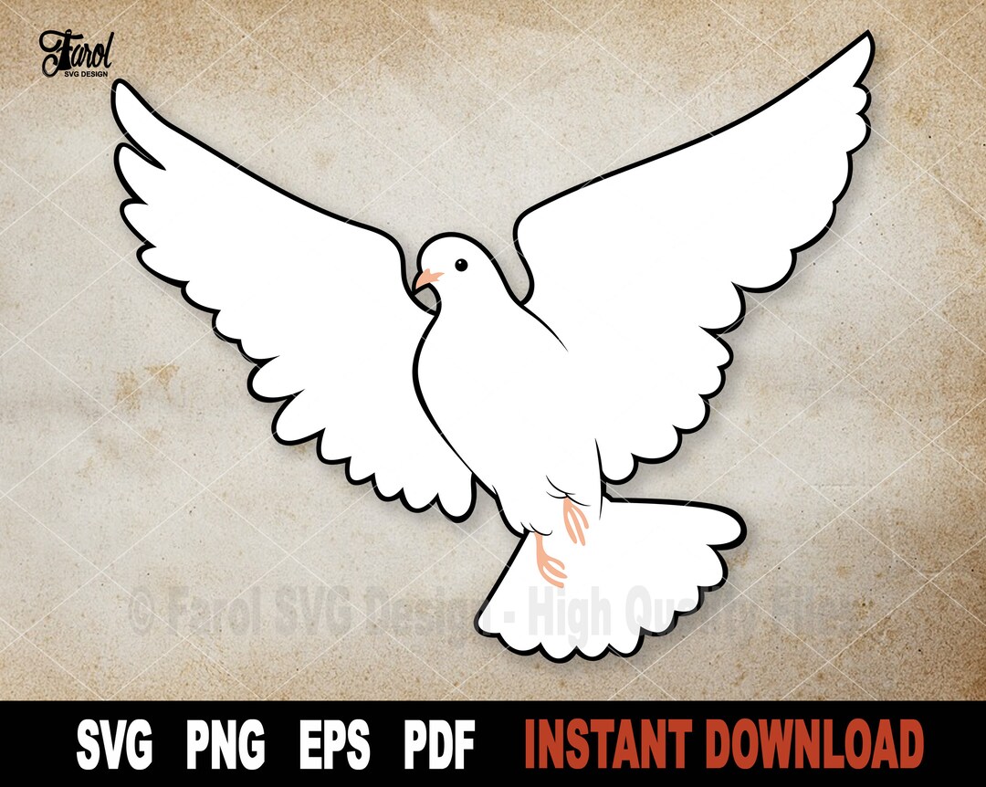 Dove SVG: Vector Clipart, Cricut, Silhouette (digital Download) - Etsy