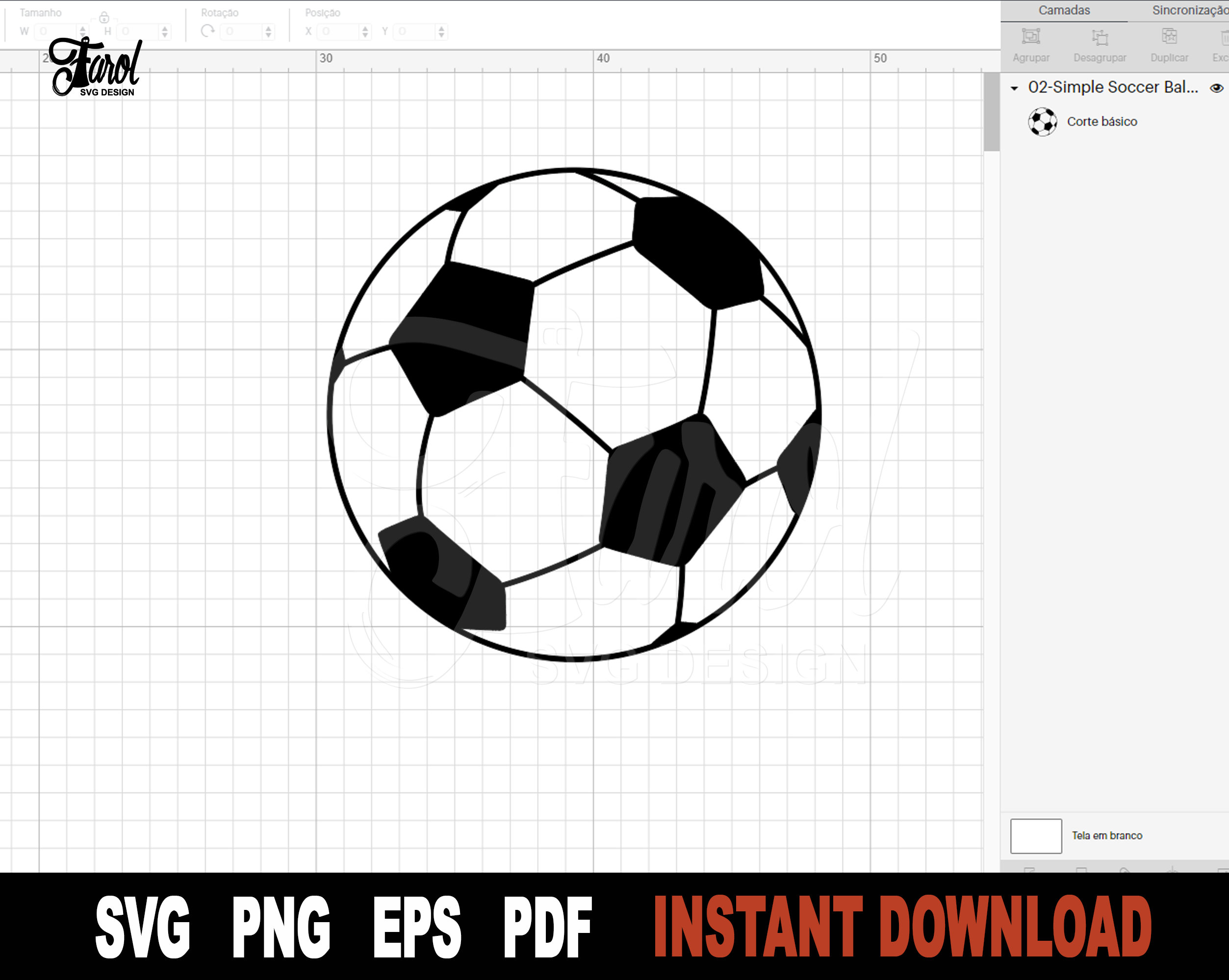 Soccer Ball Svg Football Svg File for Cricut Silhouette - Etsy