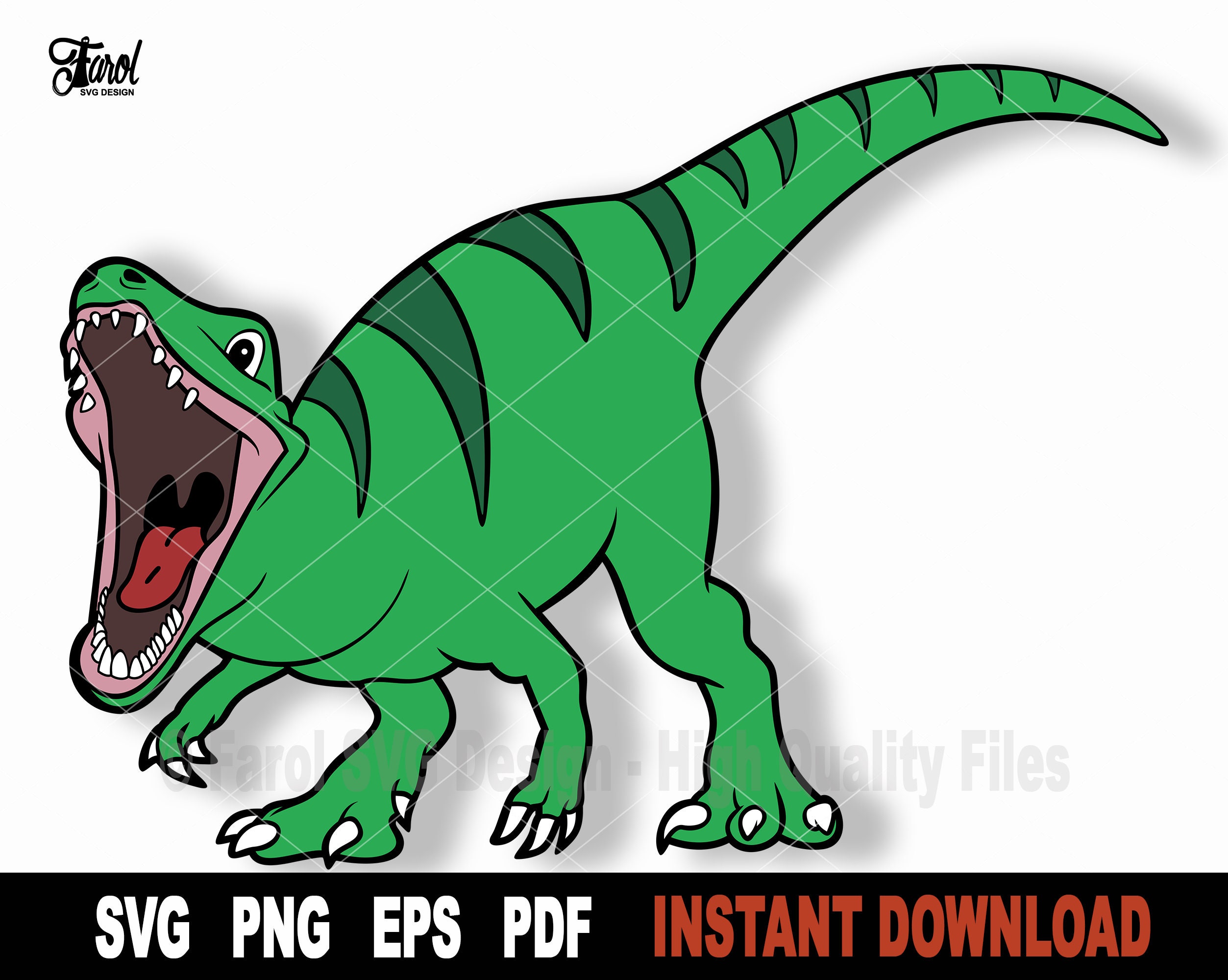 Dinosaur SVG Tyrannosaurus Rex SVG File for Cricut - Etsy UK
