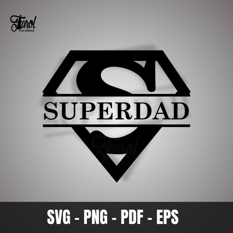 Super Dad Svg - Etsy