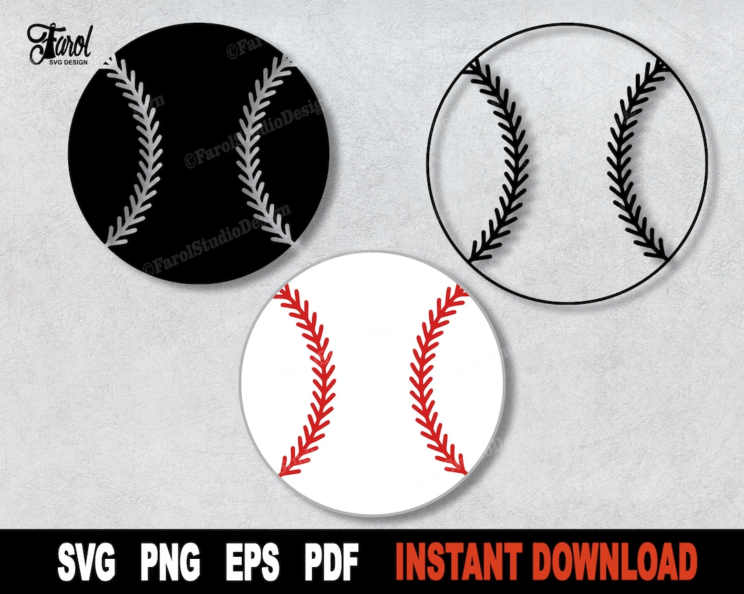 Baseball SVG Cut File: Cricut, Silhouette, Sport Clipart (digital ...