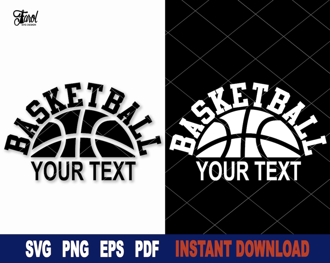 Basketball SVG, Half Basketball Svg, Basketball Svg File for Cricut ...