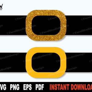 Santa Belt Svg File for Cricut, Silhoutte, Santas Belt Silhouette ...