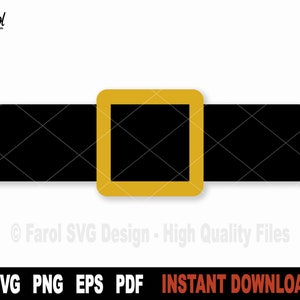 Santa Belt Svg, Santa Claus Svg File for Cricut, Silhouette, Christmas ...