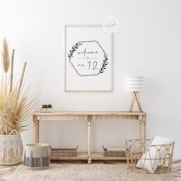 Welcome to Our Home Print - Etsy