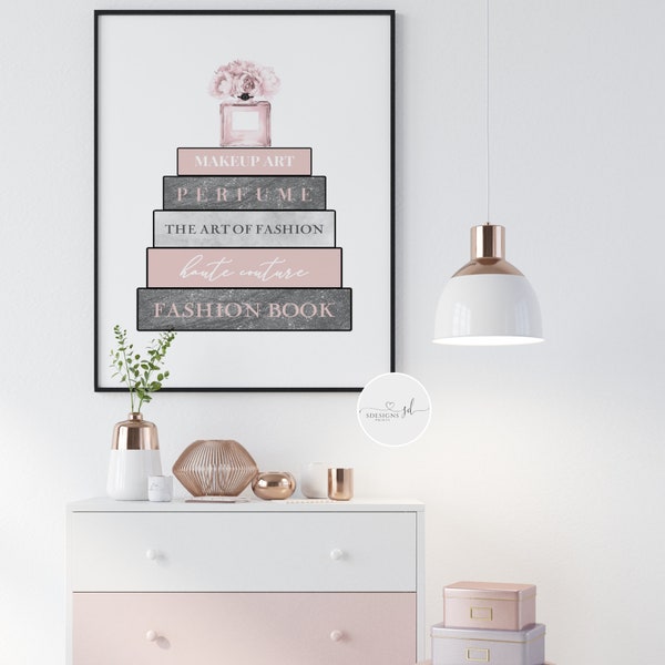 Fashion Books Stack - Etsy