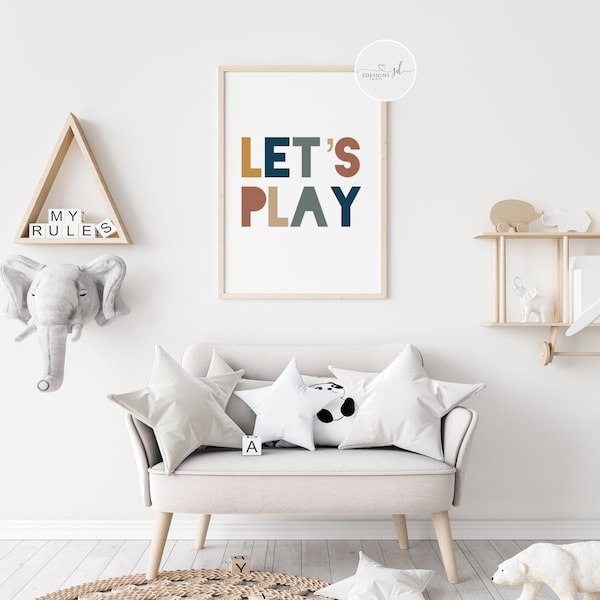 Playroom Print - Etsy
