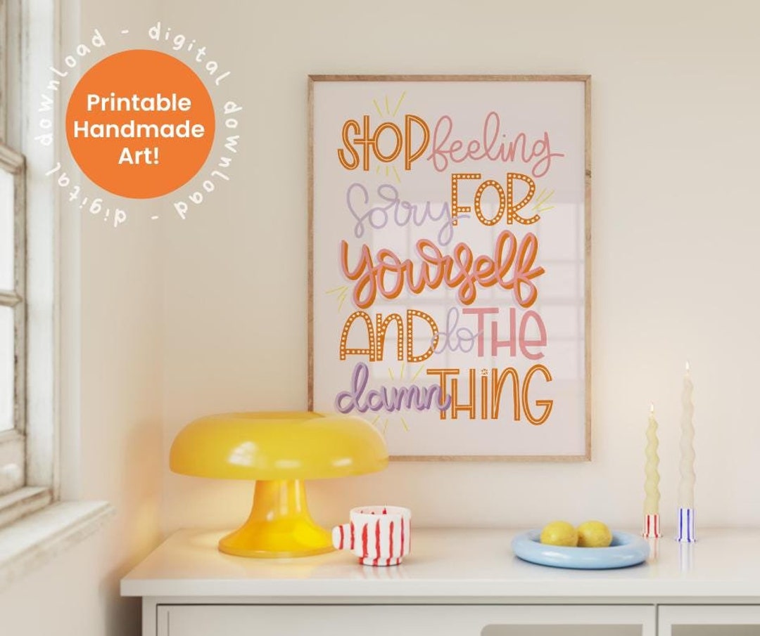 ADHD Motivation Poster Digital - Stop Procrastination - ADHD in Adults ...