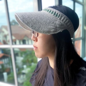Alpine Visor Crochet Pattern | Summer Accessory Hat - Etsy