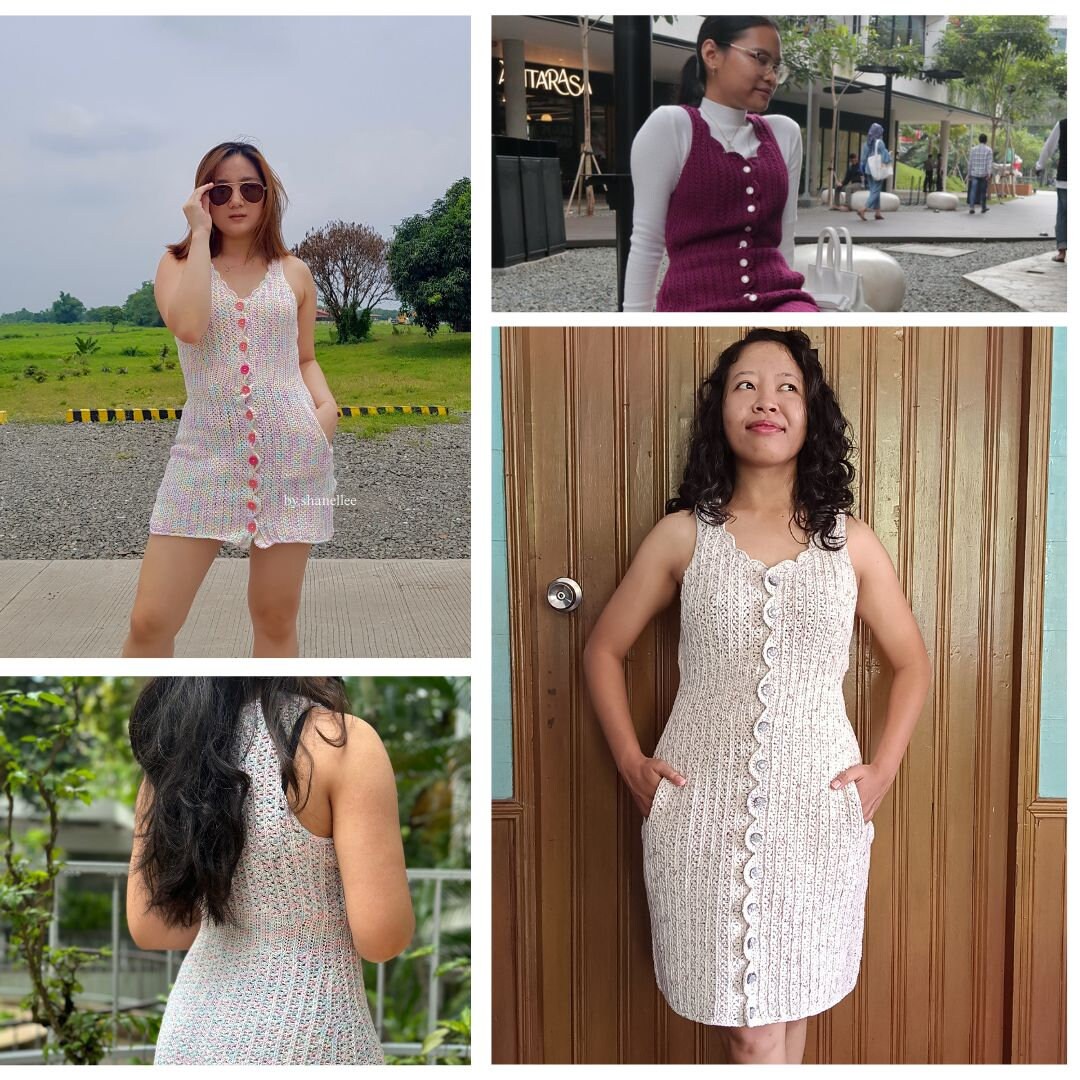 Meisa Dress | Crochet Pattern Intermediate Summer - Etsy