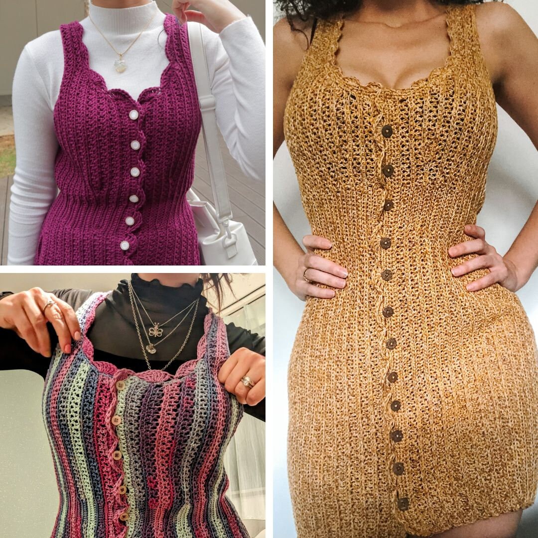 Meisa Dress | Crochet Pattern Intermediate Summer - Etsy