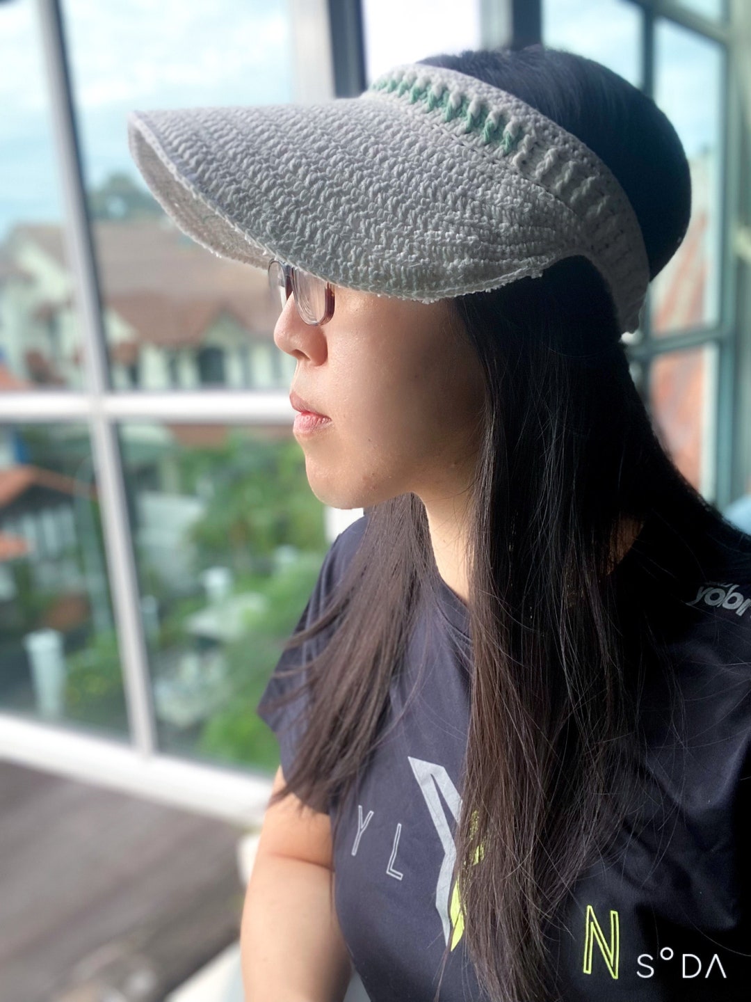 Alpine Visor Crochet Pattern | Summer Accessory Hat - Etsy