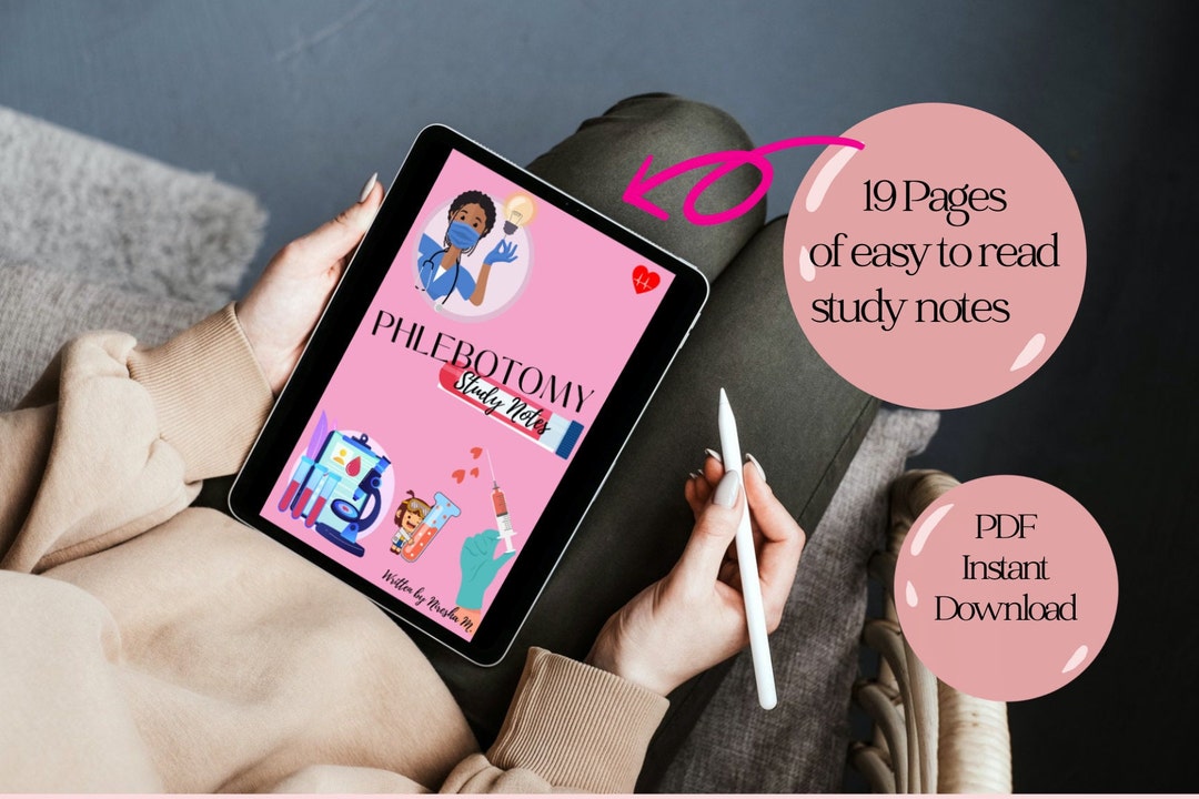 Phlebotomy Study Guide - Etsy