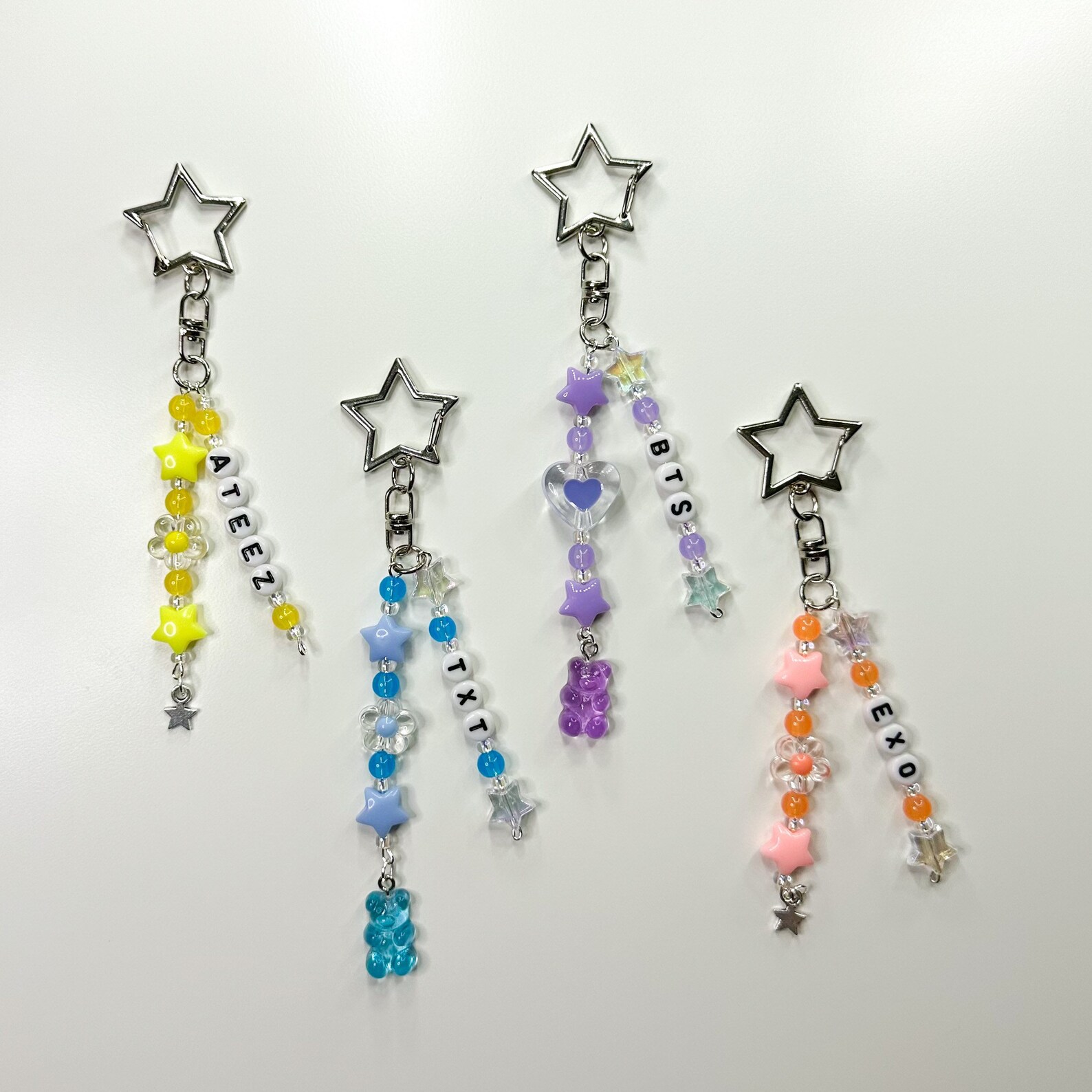 Custom K-pop Keychain photo Version - Etsy