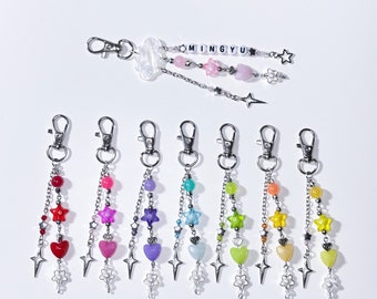 Custom K-pop Keychain photo Version - Etsy