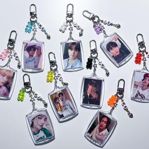 Custom K-pop Photo Keychain - Etsy