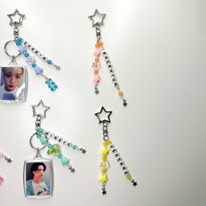 Custom K-pop Keychain photo Version - Etsy