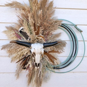 Lasso Wreath Front Door Decor Western Home Decor Rope Wreath Front Door ...