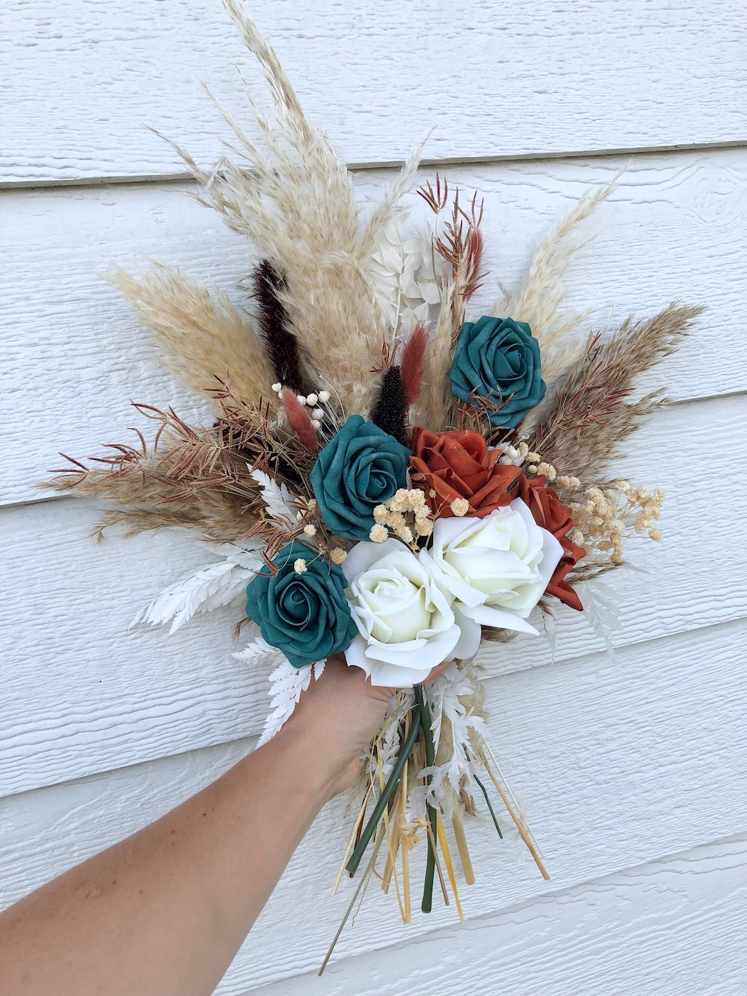 Boho Bridal Bouquet Boho Wedding Rustic Bouquet Rustic Wedding Boho ...