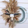 Lasso Wreath Front Door Decor Western Home Decor Rope Wreath Front Door ...