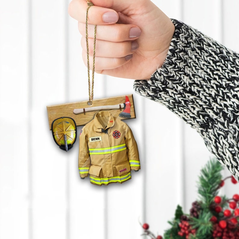 Honor Our Brave Heroes With Firefighters Christmas Ornaments
