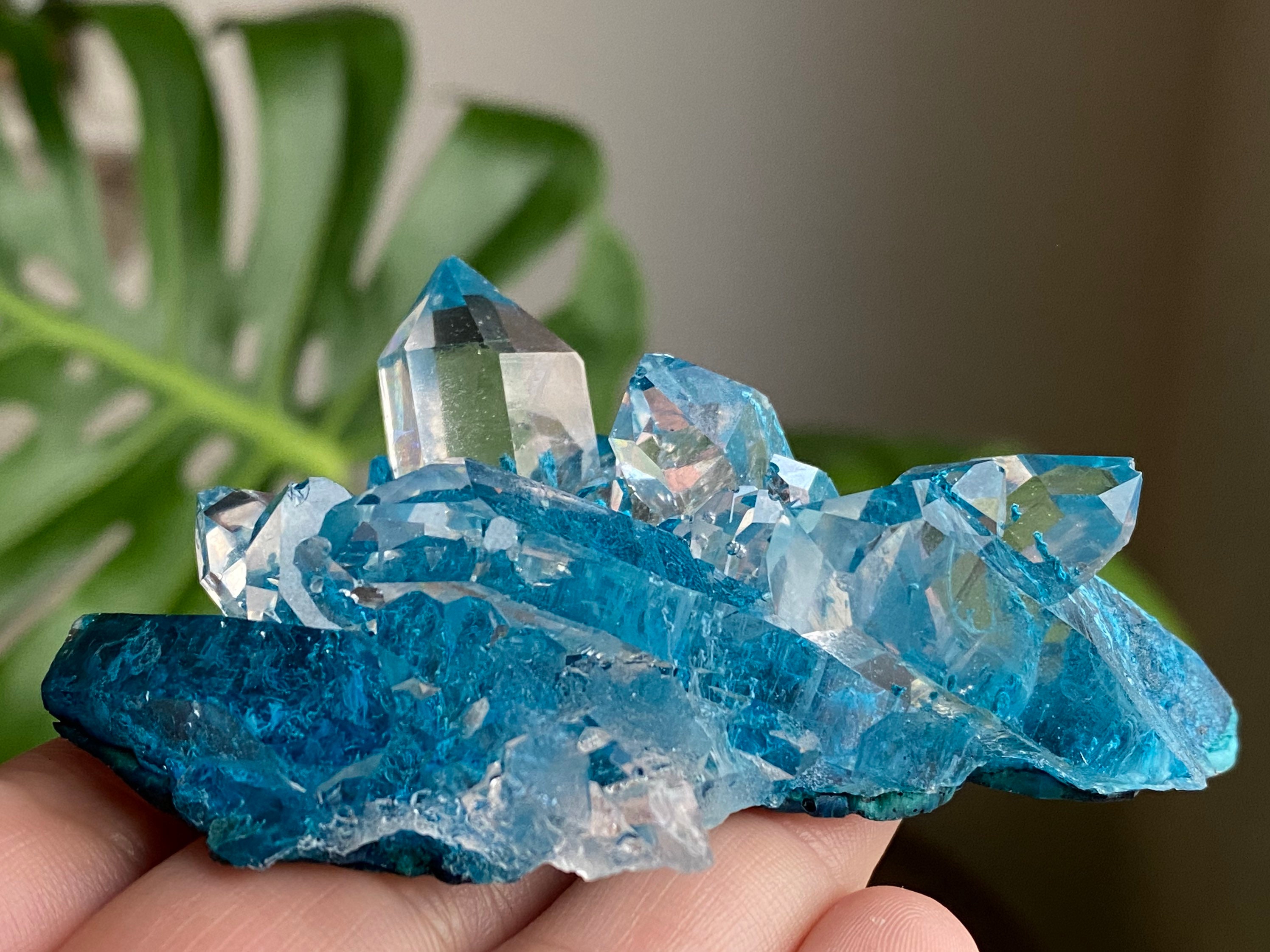 Crystals gems resin crystal trinkets hole decor witchy | Etsy