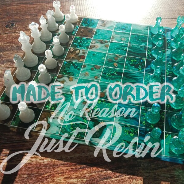 Shop Resin Chess Set - Etsy