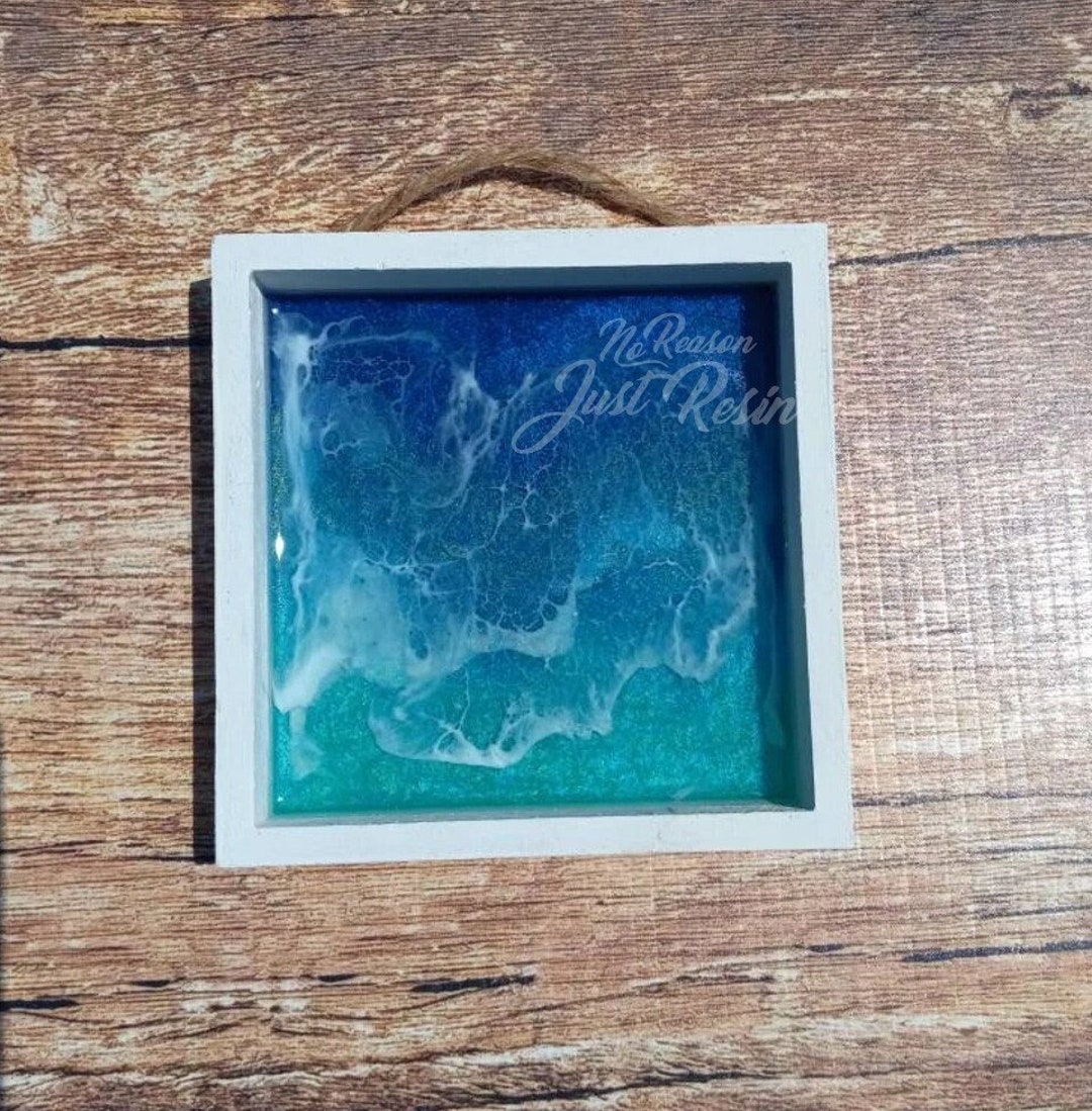 5x5 Encadré Ocean Waves Beach Wall Art Mini Beach Art - Etsy France