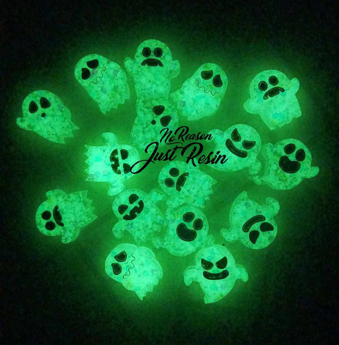 Set of 3 Ghost Magnets Glow in the Dark Magnets Halloween Themed ...