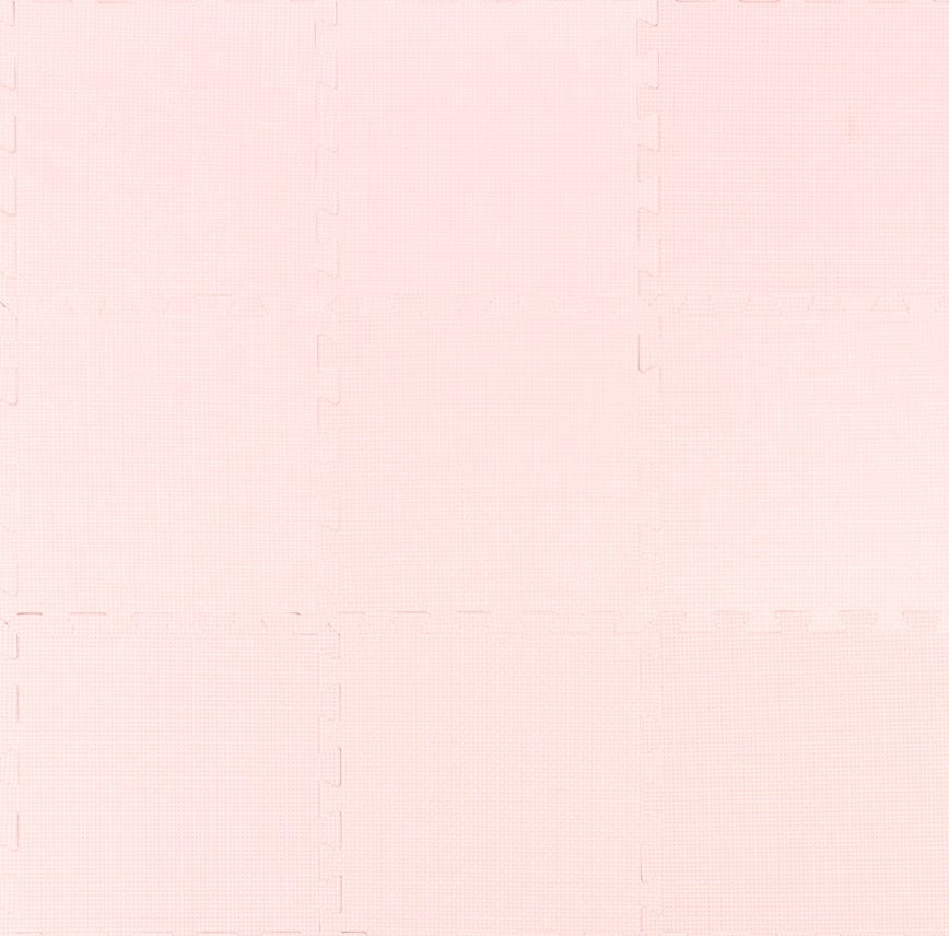 Soft Pink Play Mats Bundles of 50cm X 50 Cm Eva Foam Non Slip Baby Safe ...
