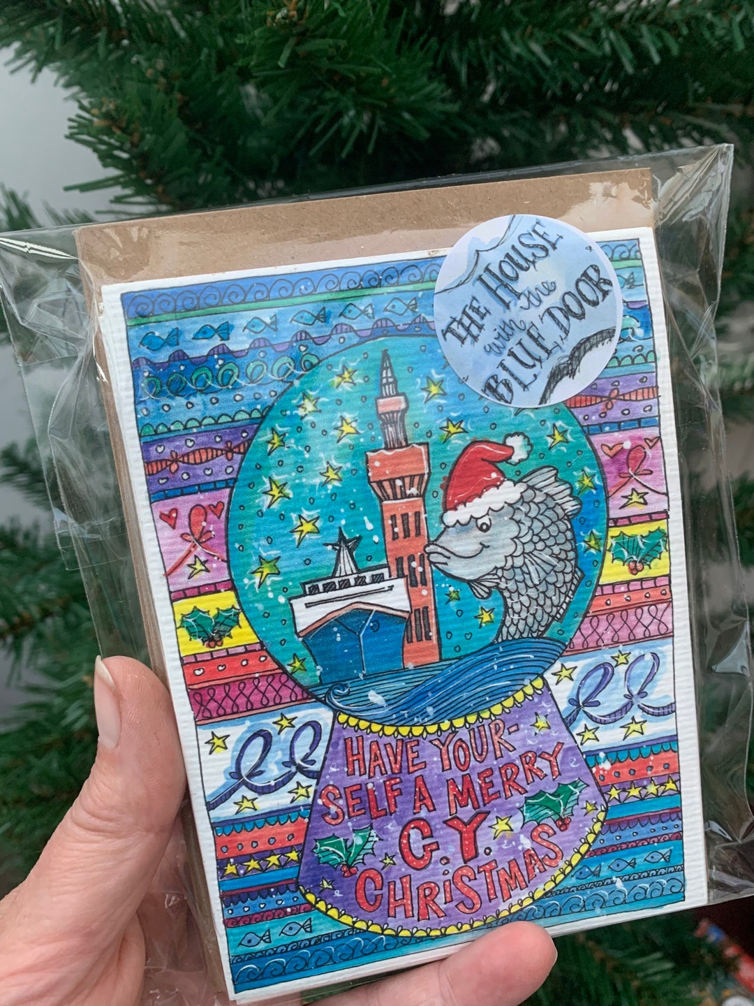 Set of 10 Grimsby Christmas Cards - Etsy