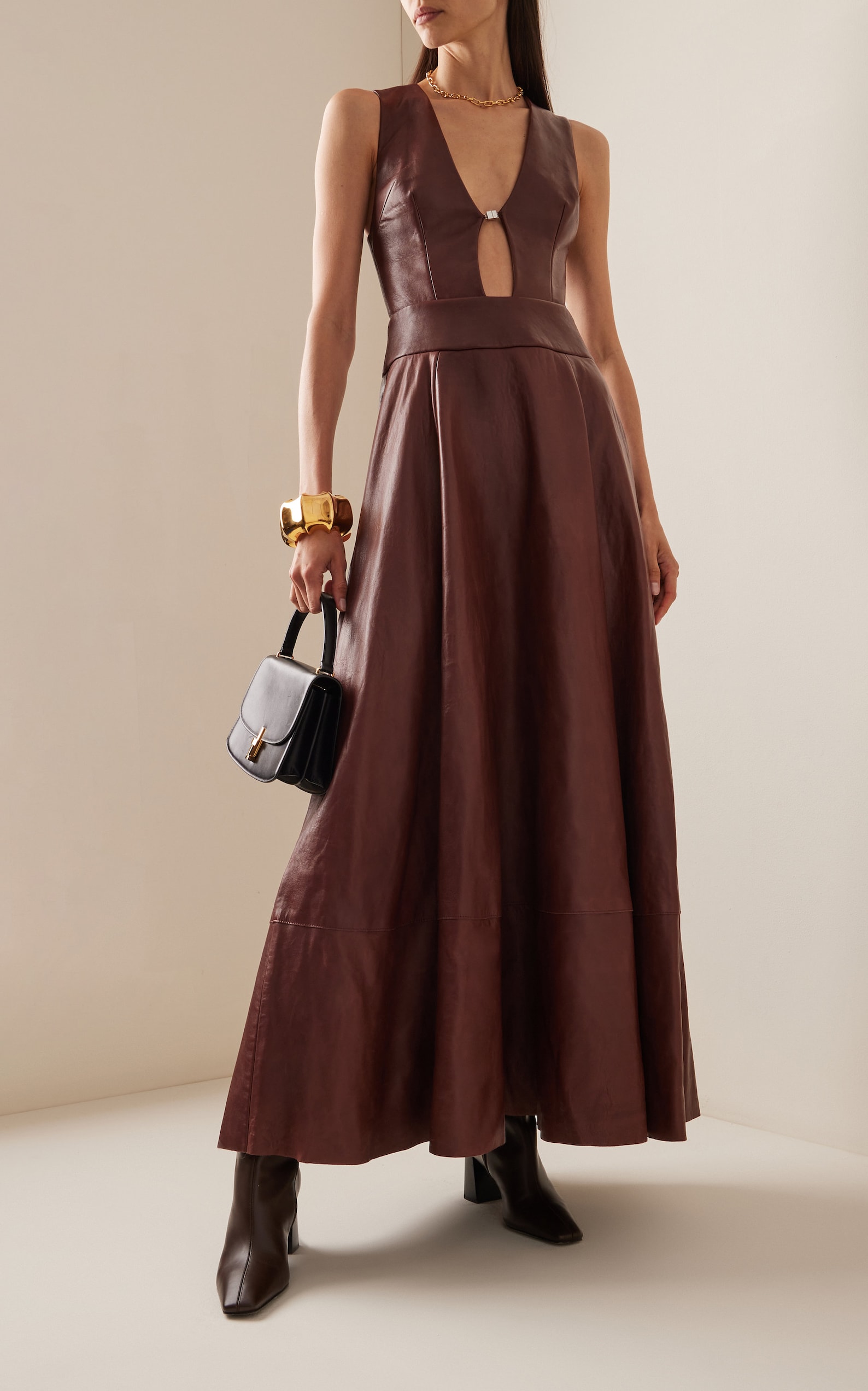 Leather Dress Women,handmade Genuine Leather Dress, Customize Dress, 100% Genuine Lambskin ...