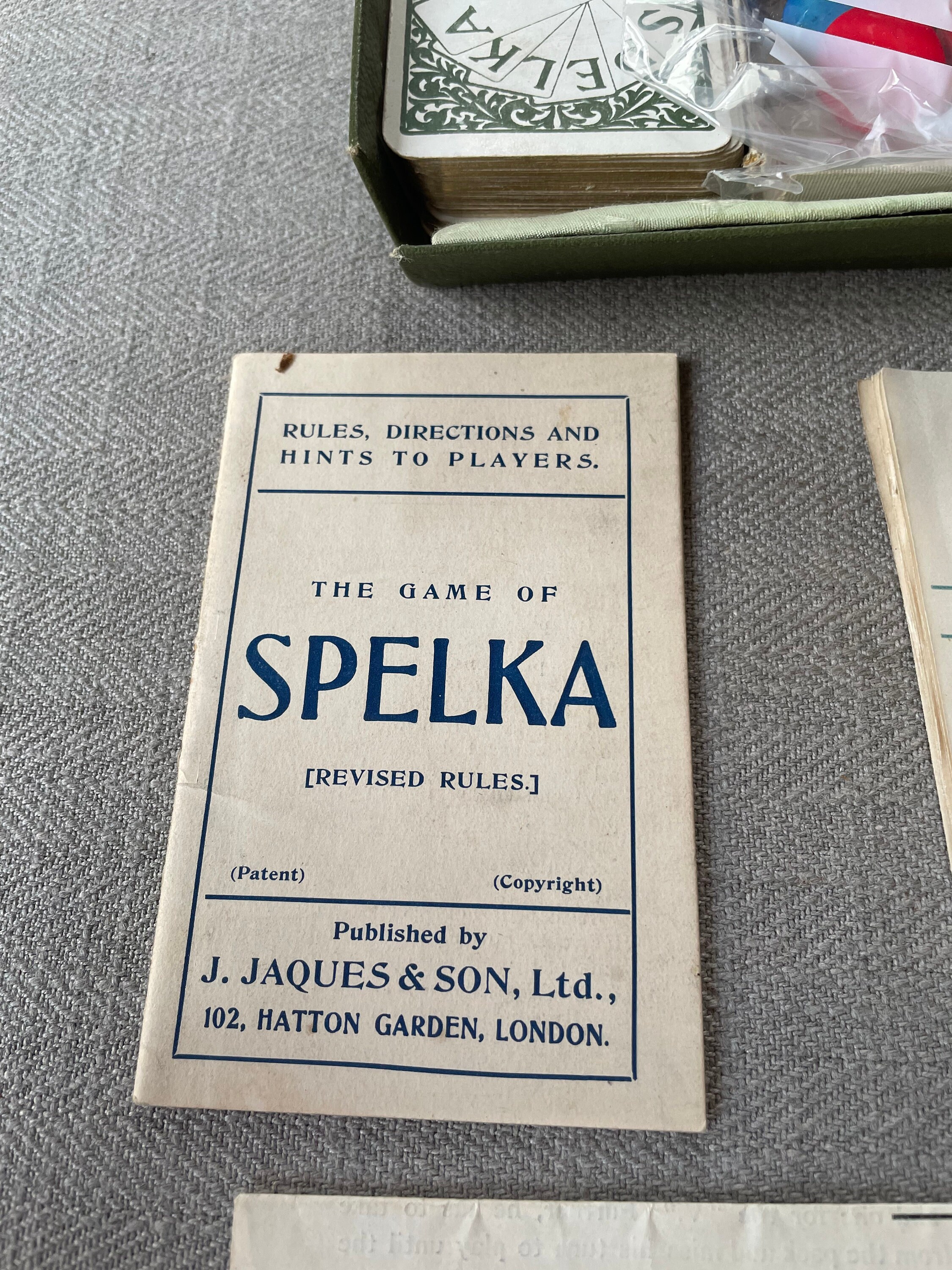 Vintage Spelka Word Game. by John Jaques & Son Ltd. - Etsy