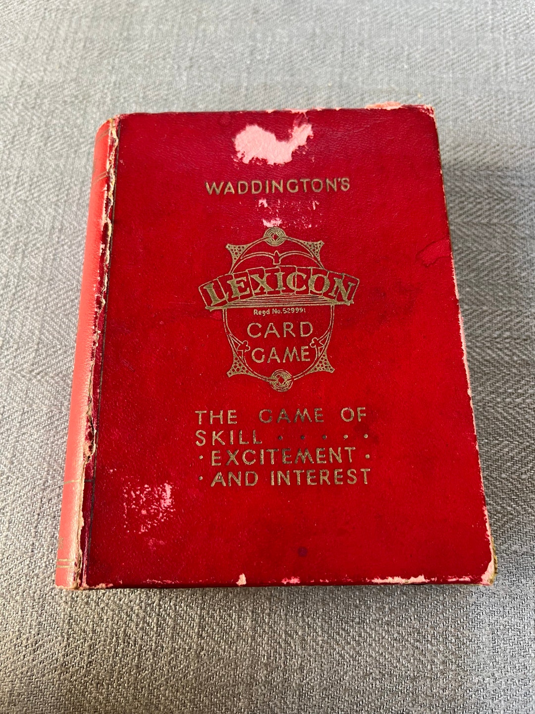 Vintage Boxed Lexicon DOUBLE Wonder Game Card Game With Instructions ...
