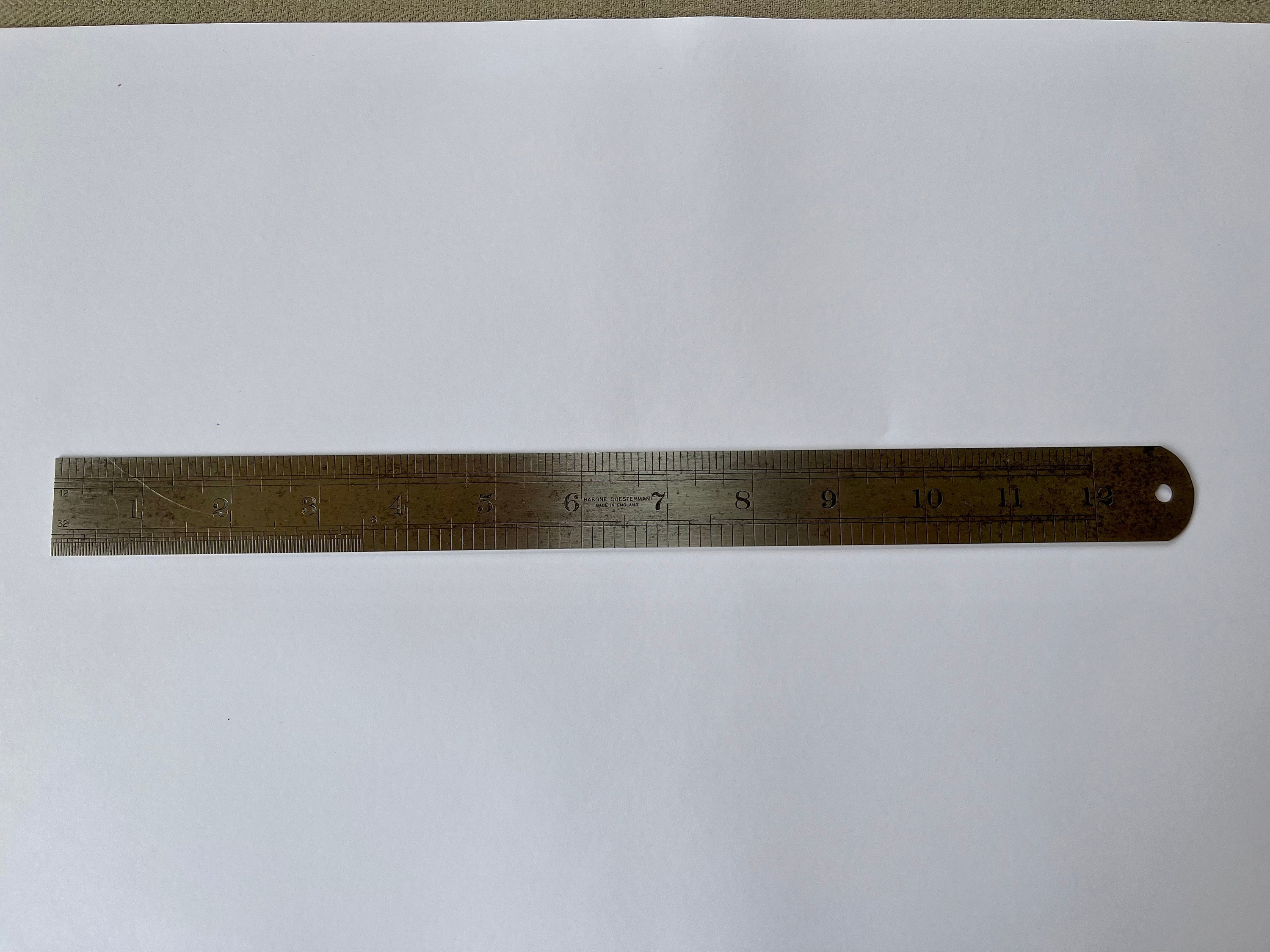 Vintage Rabone & Chesterman 12” Steel Rule. - Etsy UK