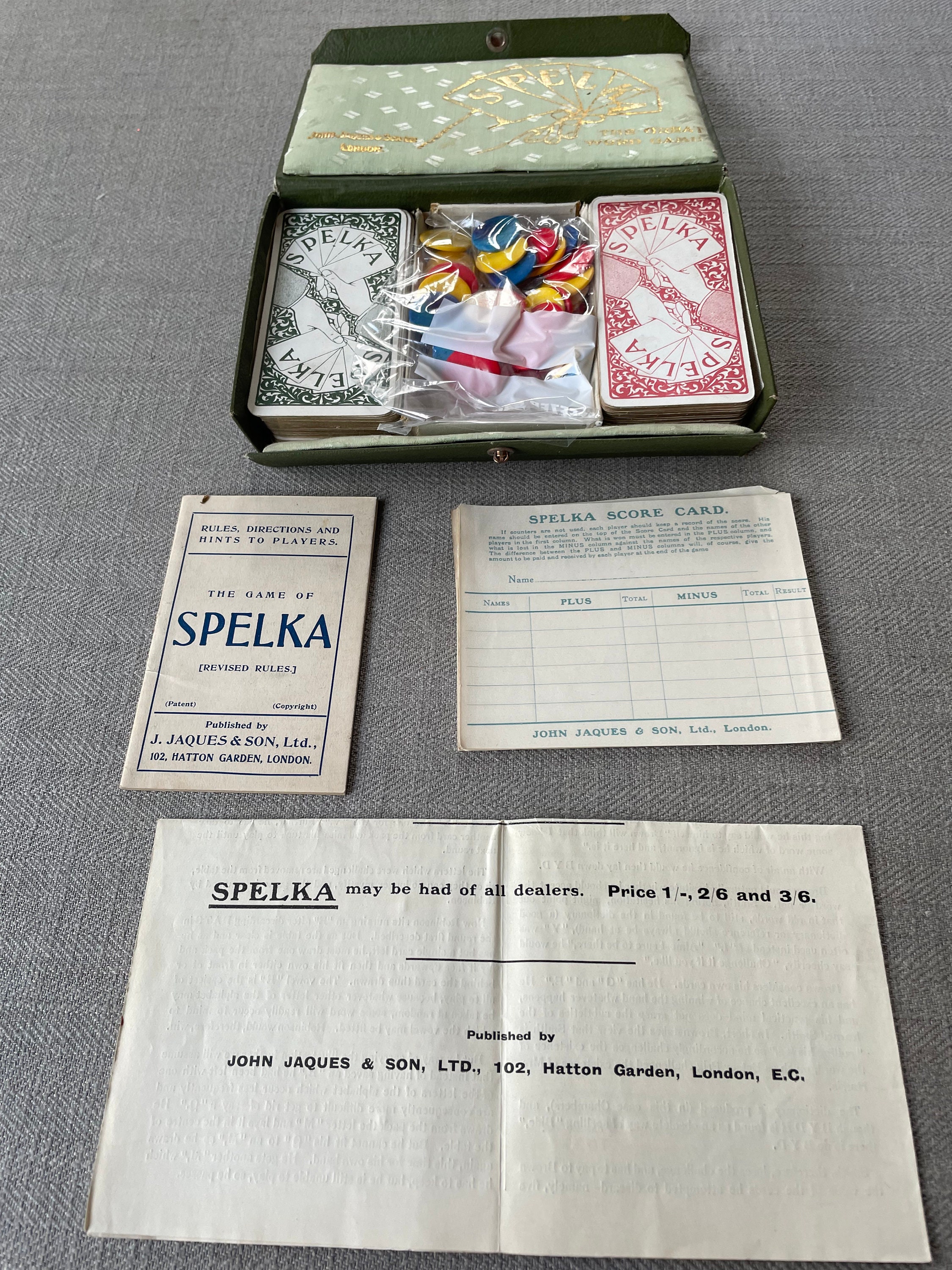 Vintage Spelka Word Game. by John Jaques & Son Ltd. - Etsy
