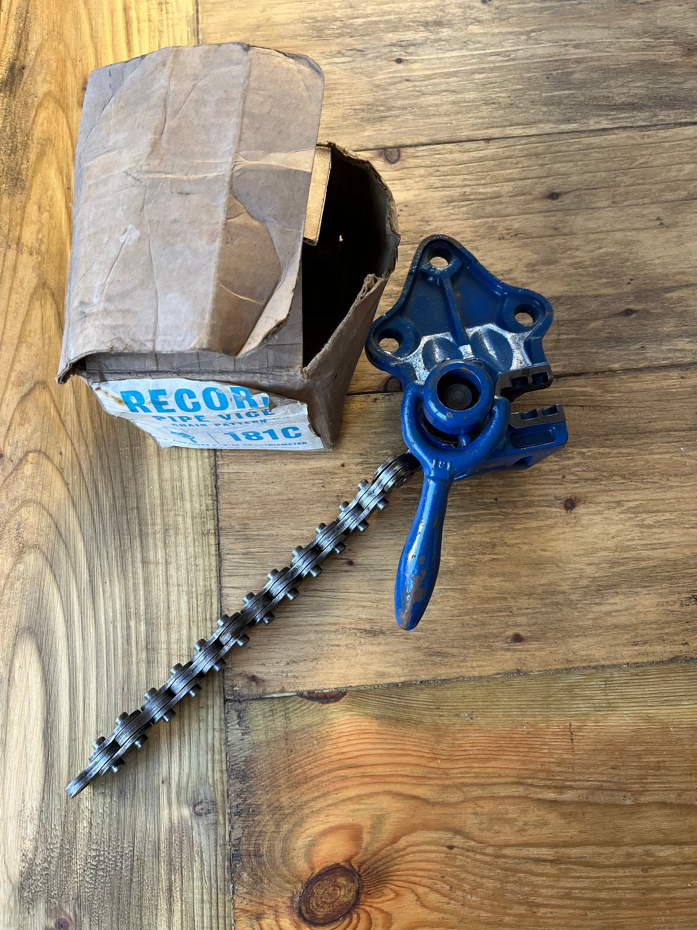 Vintage Record Pipe Vice Chain Pattern No 181c 1/8 to 2 Diameter. - Etsy