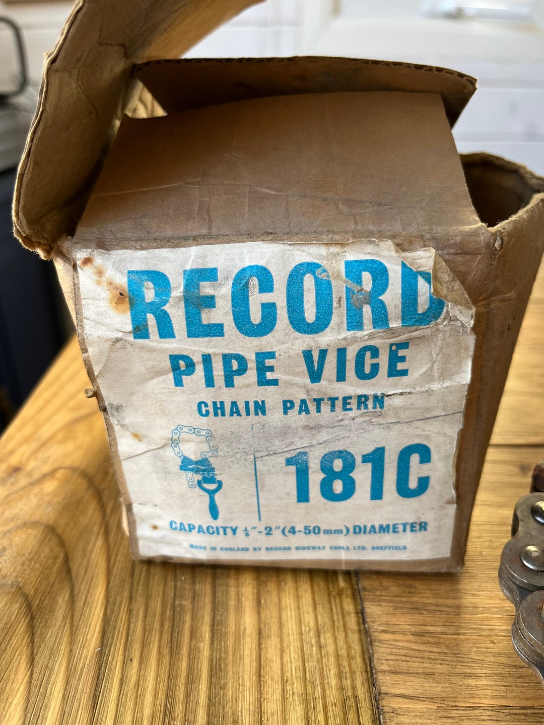 Vintage Record Pipe Vice Chain Pattern No 181c 1/8 to 2 Diameter. - Etsy