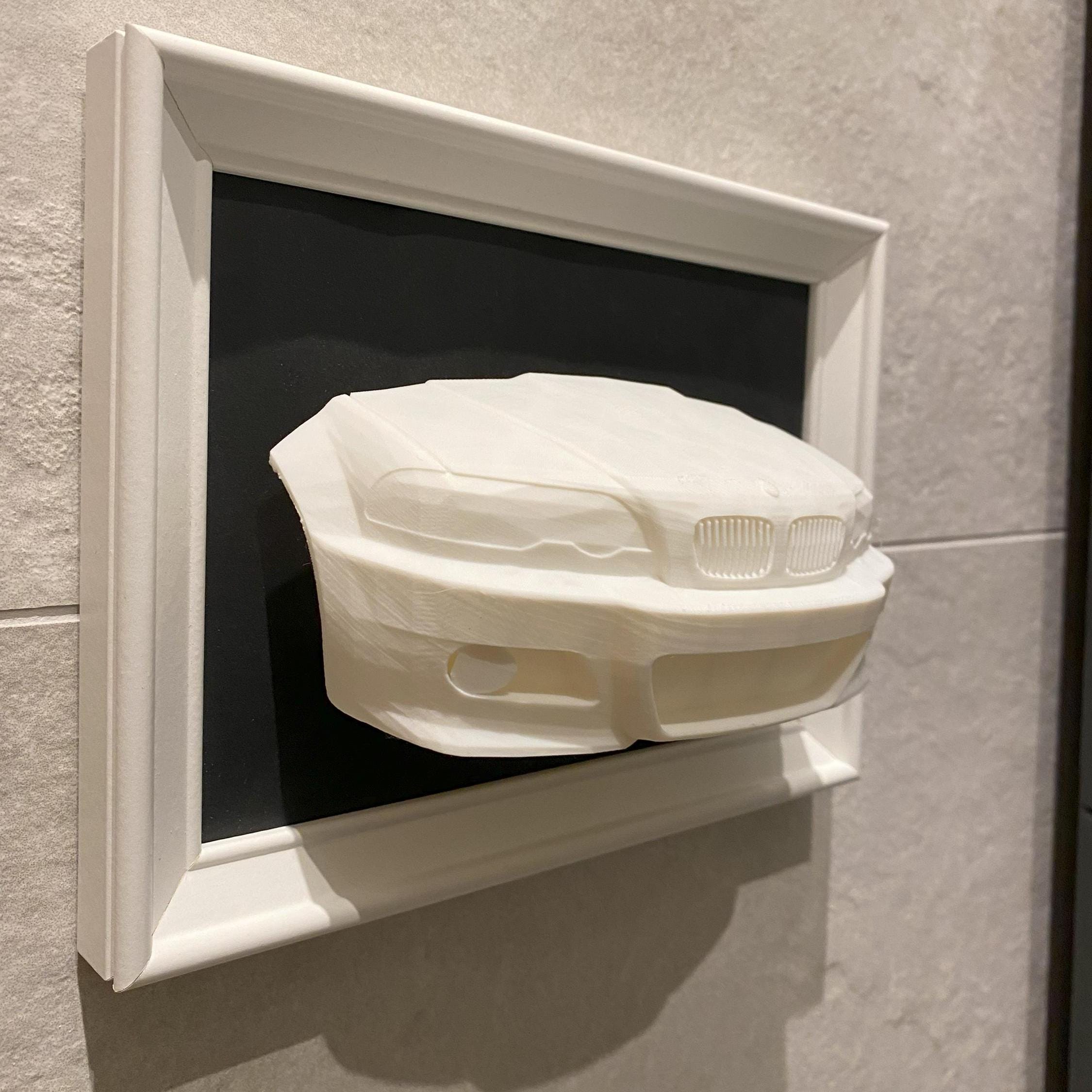 Custom BMW M3 E46 Framed Low Poly Car Front Bumper 3D Art Portrait Wall ...