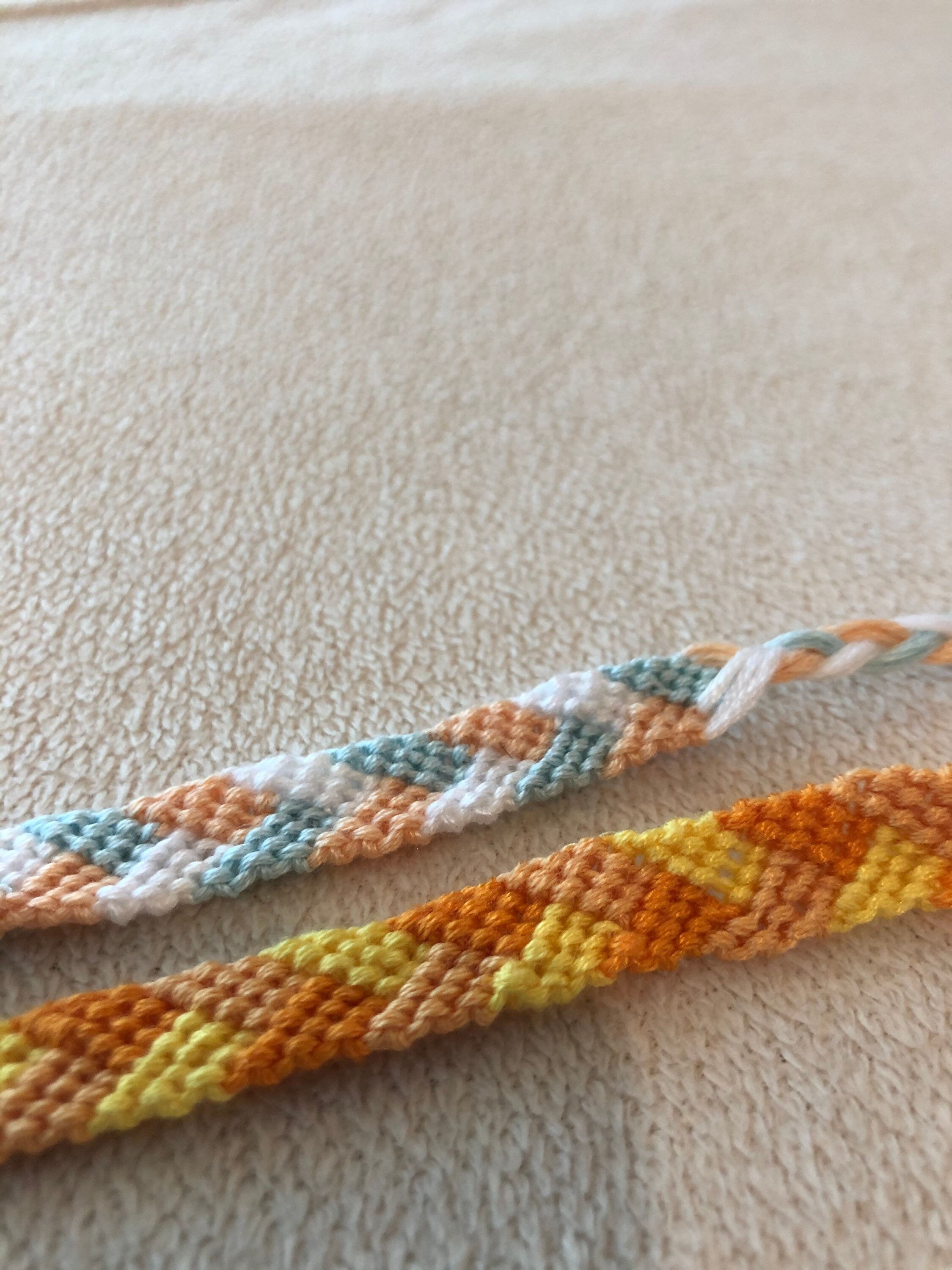 Braided Stitch 3 Colored Friendship Bracelets Etsy braided-stitch-3-colored-friendship-bracelets-etsy