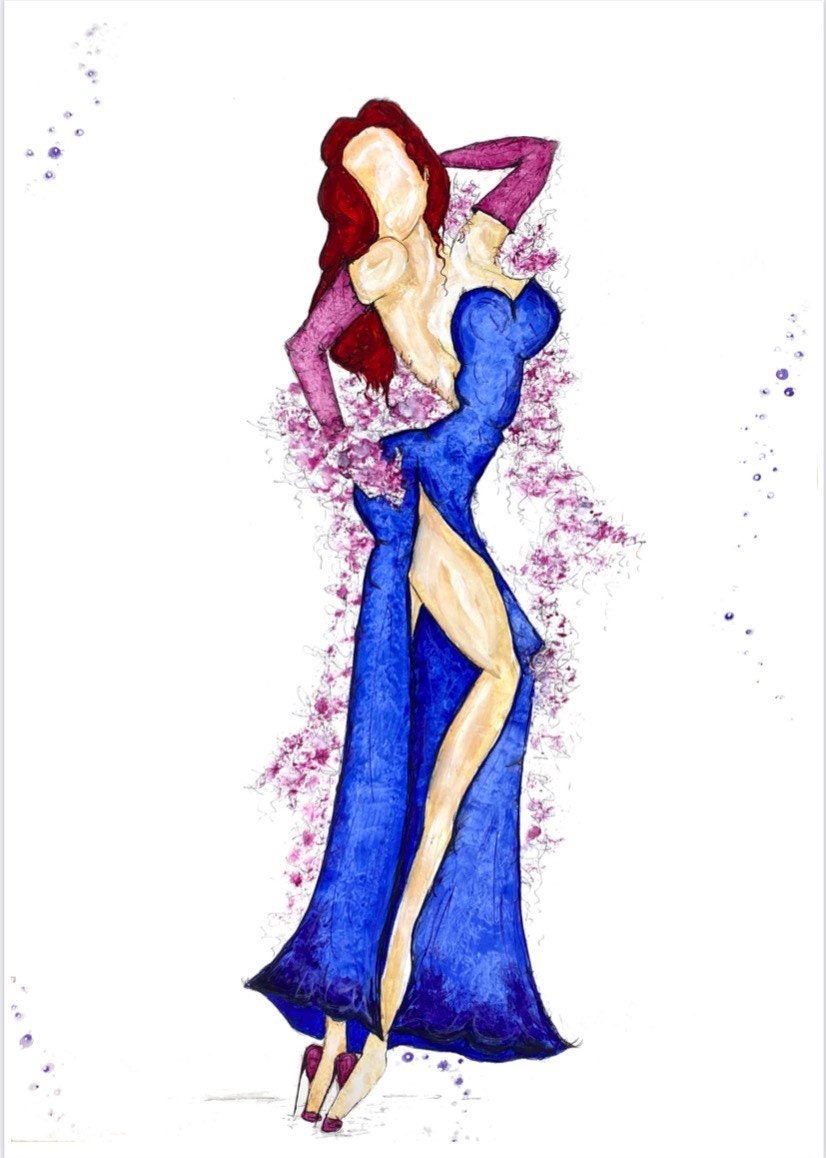 Jessica Rabbit Limited Edition Print Edition Size 10 Art - Etsy UK