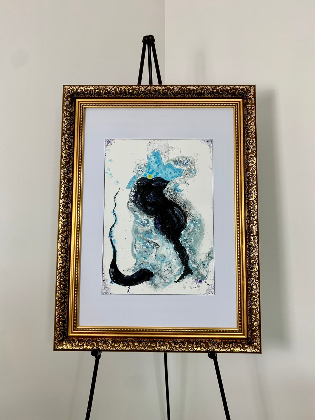 Ursula the Little Mermaid Original Signed Framed Painting Disney ...