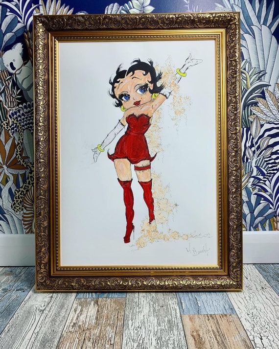 Betty Boop Framed Art
