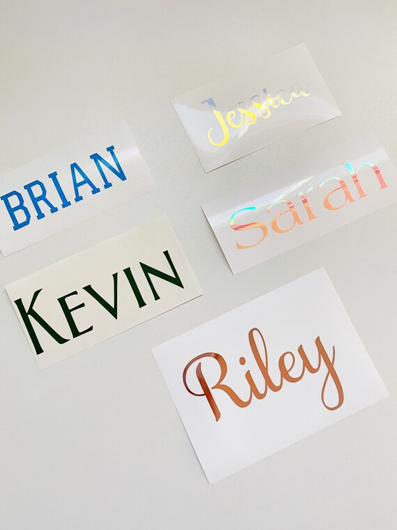 Name Decal Custom Vinyl Decal Personalized Name Decal - Etsy