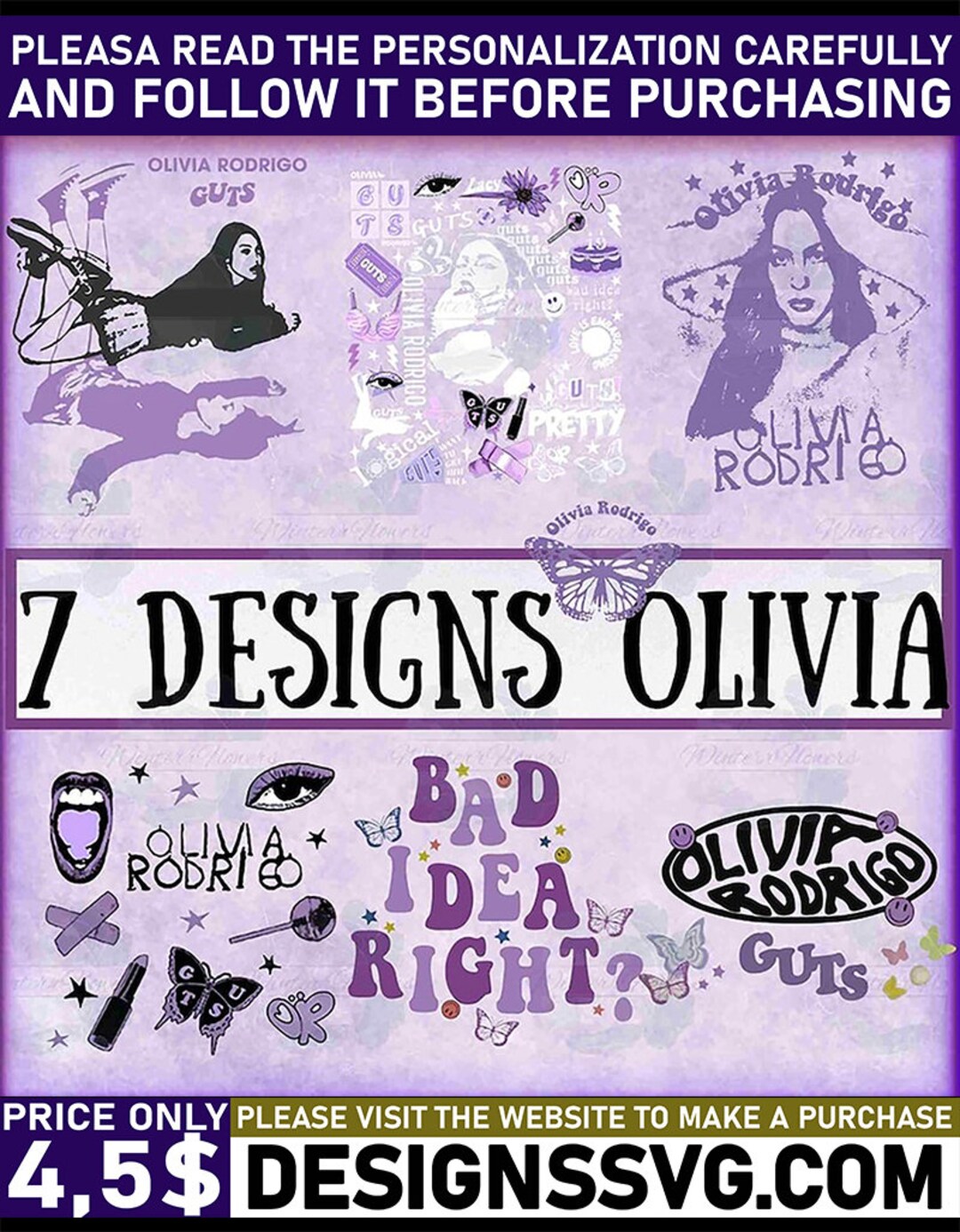Olivia Rodrigo PNG Pack, Olivia Guts Tour Png, Olivia Sour Tour ...