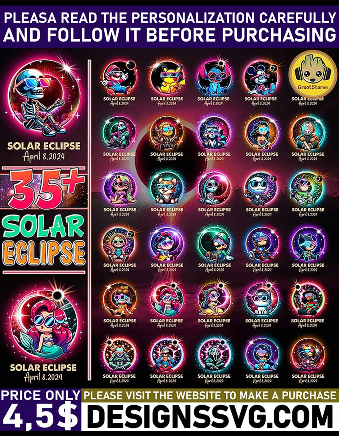 35 BEST Cartoon Total Solar Eclipse Png Bundle, Twice in A Lifetime ...