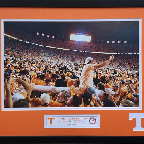 2022 Tennessee Volunteers Upsets Alabama Crimson Tide Framed - Etsy